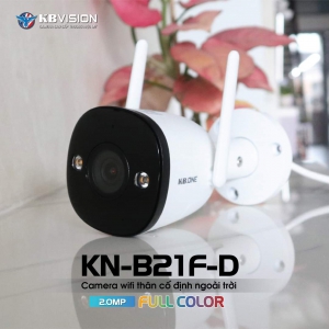 Camera wifi thân cố định ngoài trời FULL COLOR 2.0MP KN-B21F